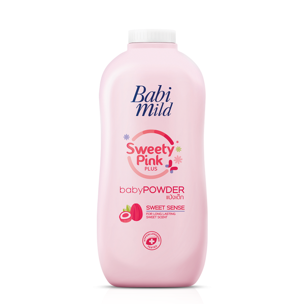แป้งเด็ก - แป้งเด็ก เบบี้มายด์ สวีทตี้พิงค์ พลัส 350 กรัม - Babi Mild ...